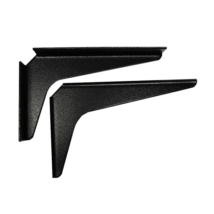 Work Station Brackets 15x21 BLACK | Hardware Distributors